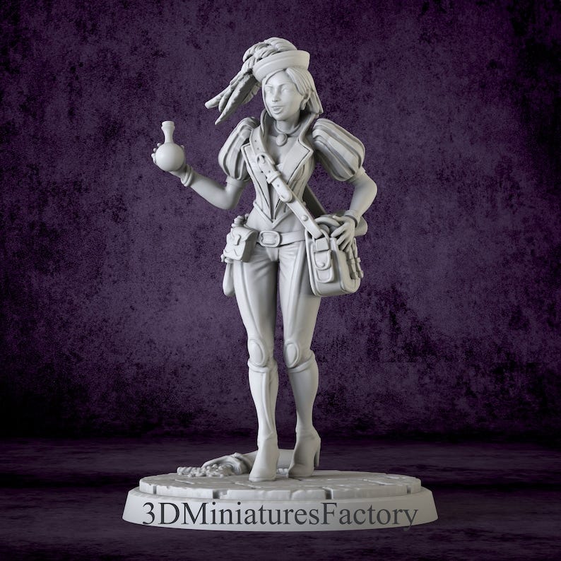 Enchantment Unveiled: Introducing the Female Miniature Potion Seller ...