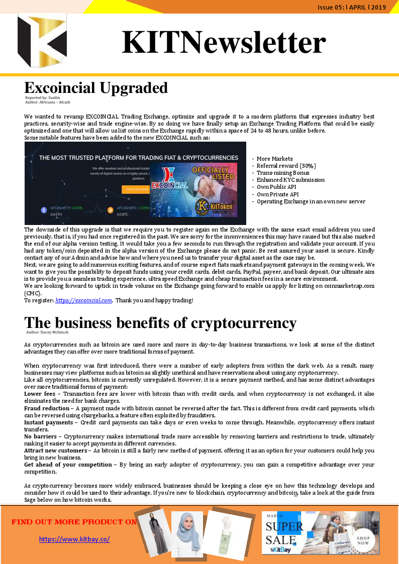 KitNewsletter (Issue 05) | by KitToken | Medium