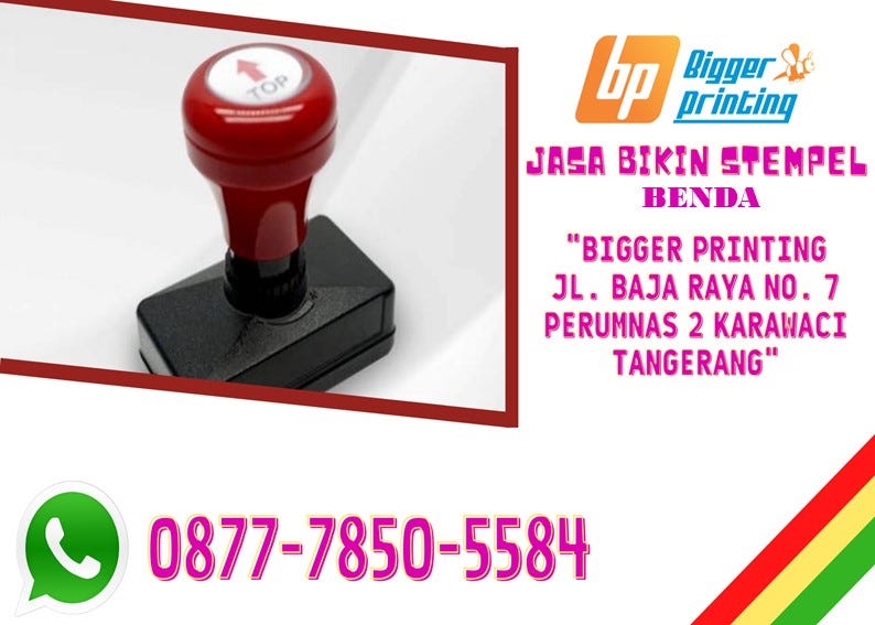 EXPRESS, Wa. /Call. 0877–7850–5584, Jasa Bikin Stempel Tangerang Benda ...