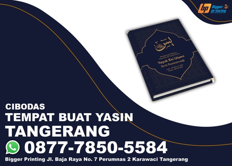 BEST PRICE, Wa./Call. 0877–7850–5584, Tempat Buat Yasin CIBODAS ...