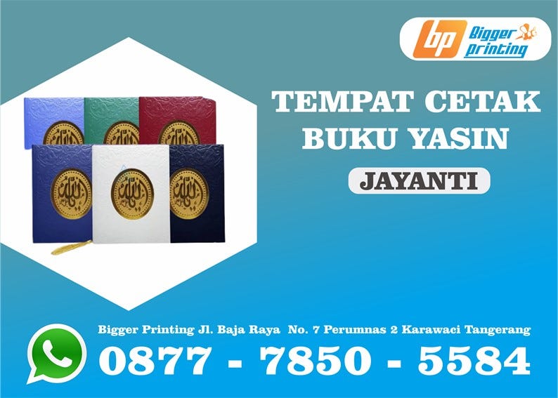 BEST SELLER, Wa./Call. 0877–7850–5584, Tempat Cetak Buku Yasin JAYANTI ...