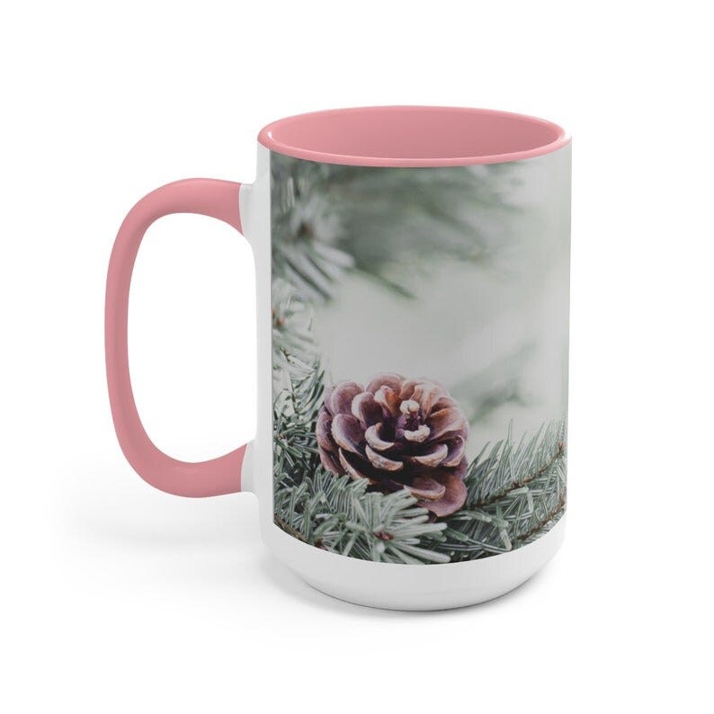 Two Tone Ceramic Coffee Mug 15 oz, Cute Coffee Mug Available in Black ...