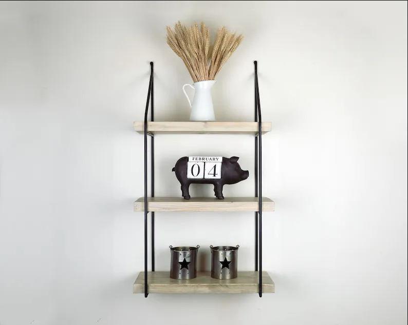 Best Wooden Rustic Shelf To Buy - Art of Rustic - Medium