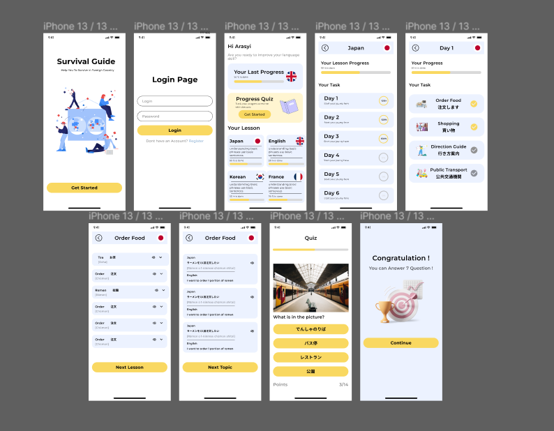UI/UX Case Study: Survival Guide App Design Concept | by Muhammad ...