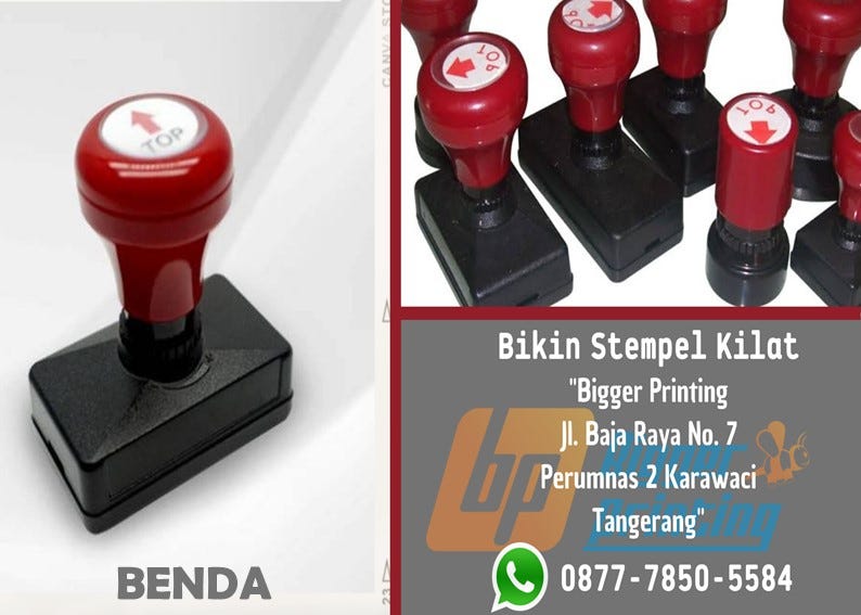 CETAK CEPAT, Wa./Call. 0877–7850–5584, Bikin Stempel Kilat Tangerang ...
