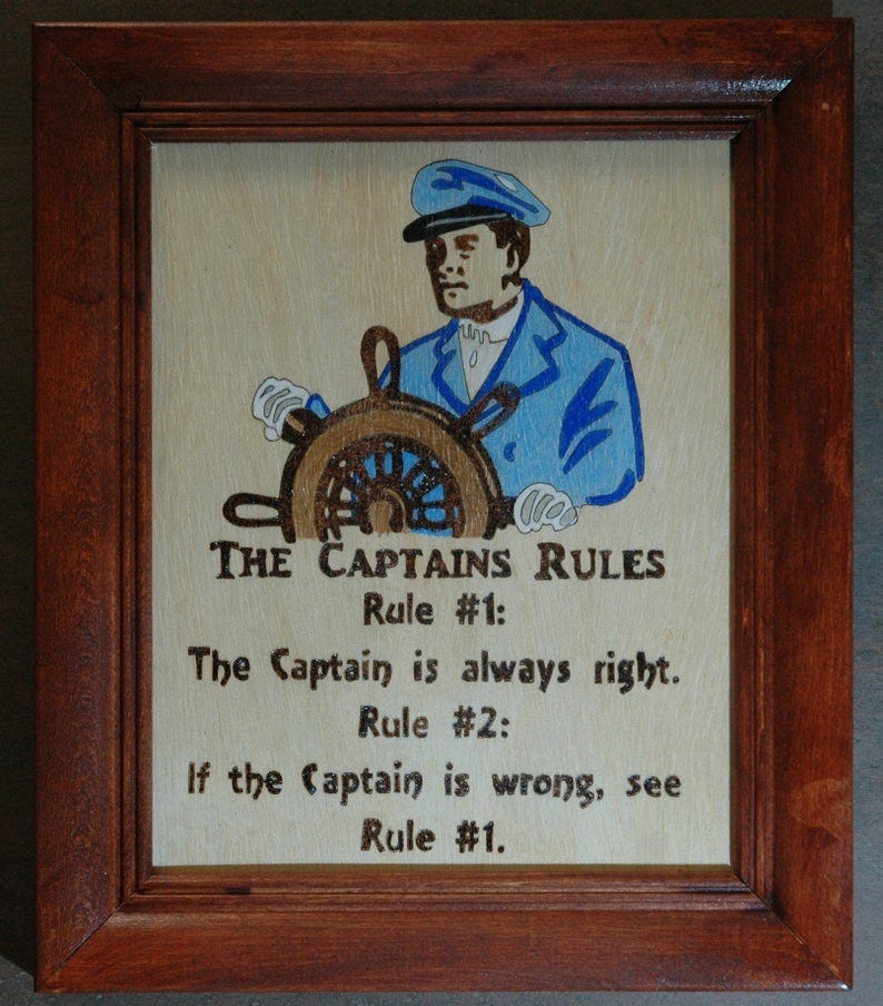 The Captain’s Rule: How the Decision of a Leader Can Change Destinies ...