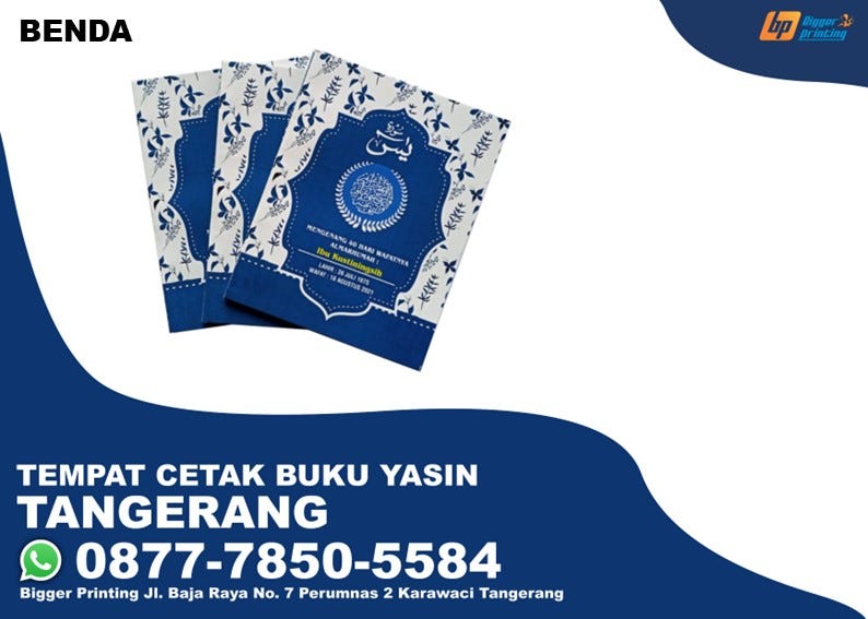 BEST SELLER, Wa./Call. 0877–7850–5584, Tempat Cetak Buku Yasin BENDA ...