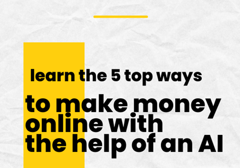 Top 5 ways to make money online assisted by an AI | by Saurat Frederick ...