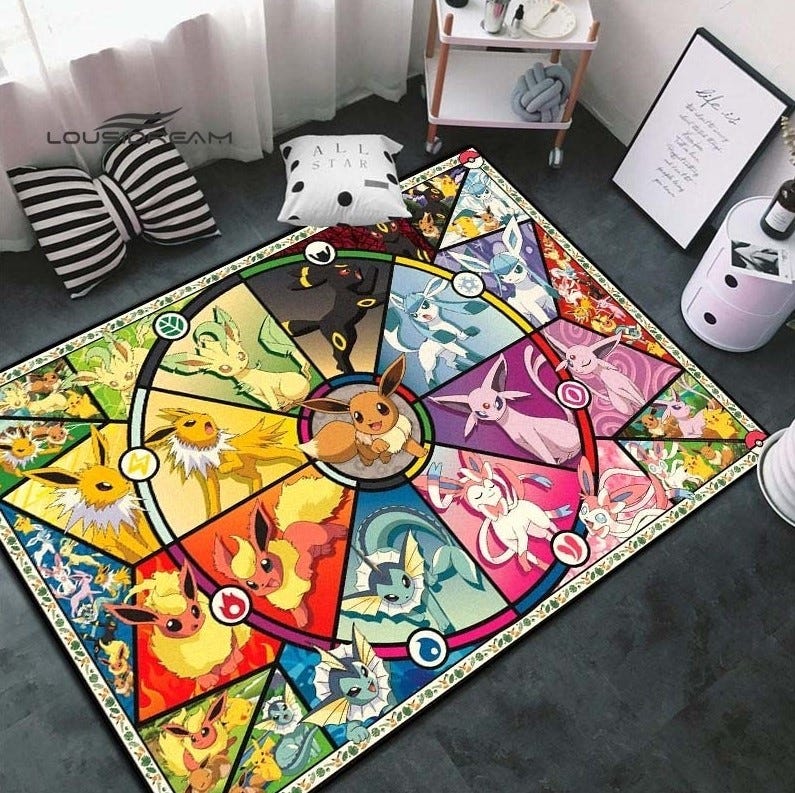 Transform Your Home Decor with Adorable Eevee Evolutions Rugs! | by son ...