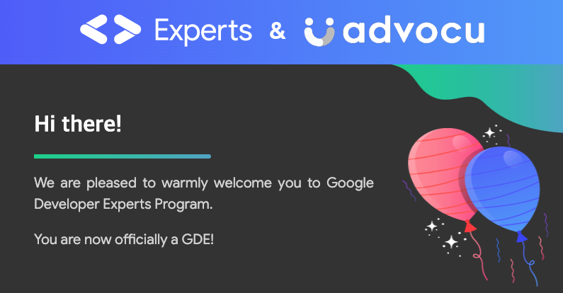 You are now officially a GDE!. Became GDE on July 7, 2022 🎉 The GDE ...