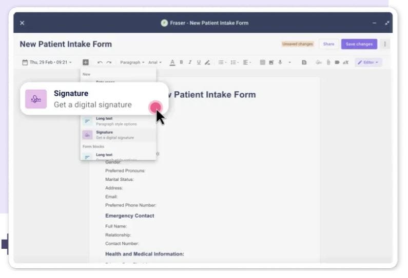 Secure and Compliant Electronic Signatures with CarePatron - Jamie Frew ...