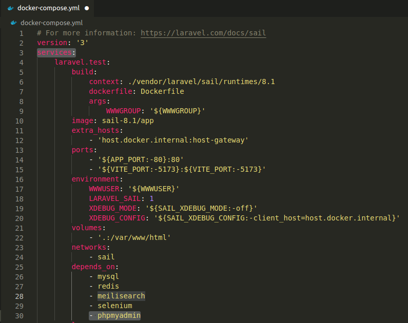 Como adicionar o PhpMyAdmin ao Laravel Sail - Victor Buquera - Medium