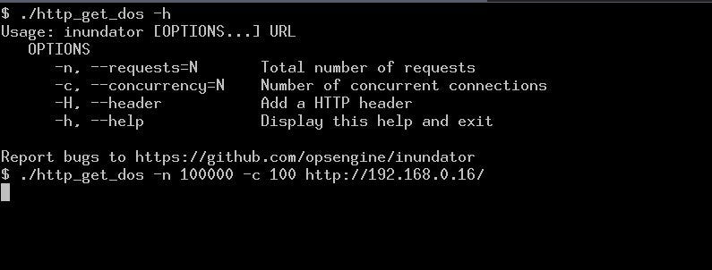 Testing GitHub DDoS Tools #7: http-get-dos | by dercraig | Medium
