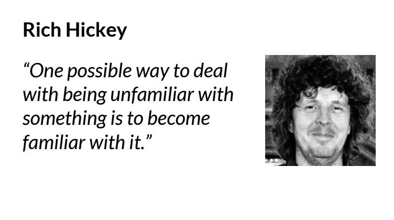 Unfamiliar to Familiar. Learning by getting familiar | by Adam | Medium
