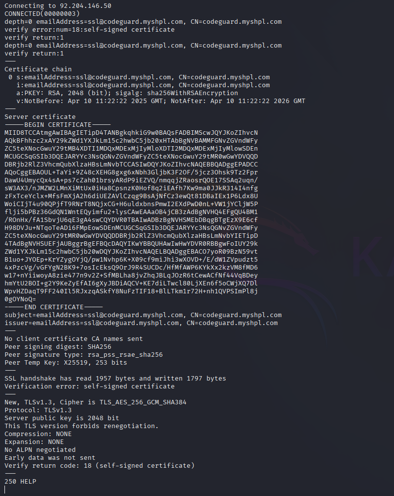 Exposing SMTP Misconfigurations: STARTTLS and Self-Signed Certs | by Dinesh Pathro | Medium