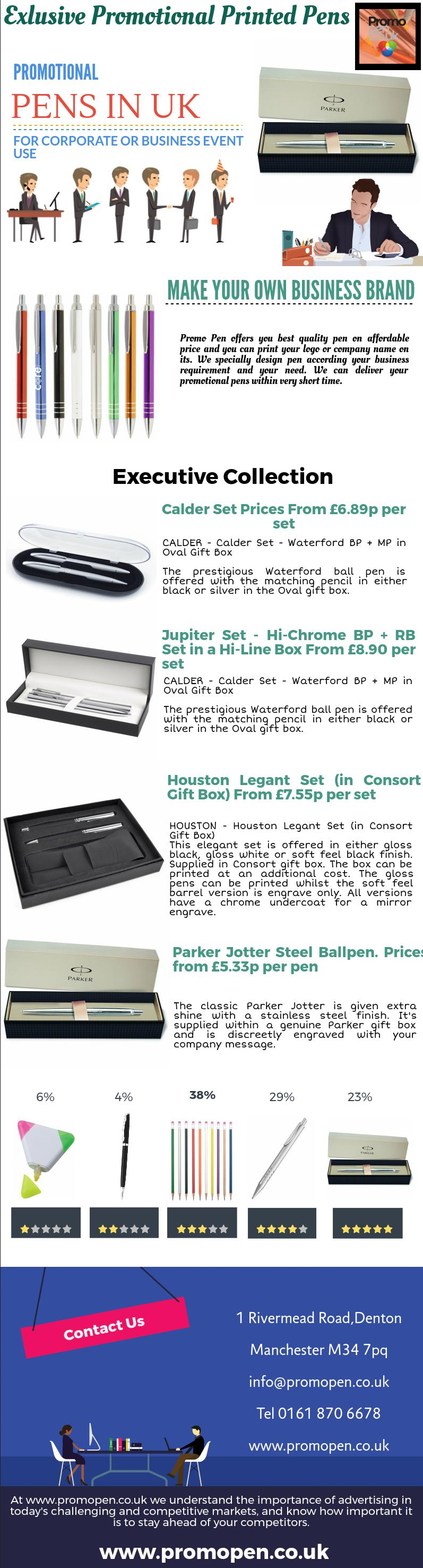 Personalised and Exclusive Promotional Pens in UK For Building Your ...