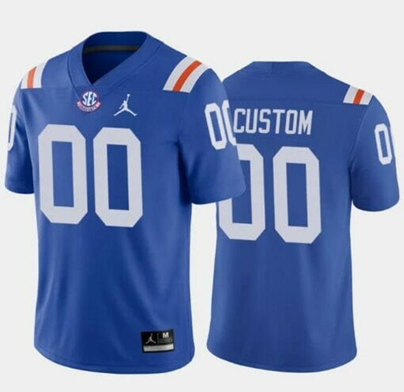 Florida Gators Custom Jersey Throwback Game Royal College Football | by ...