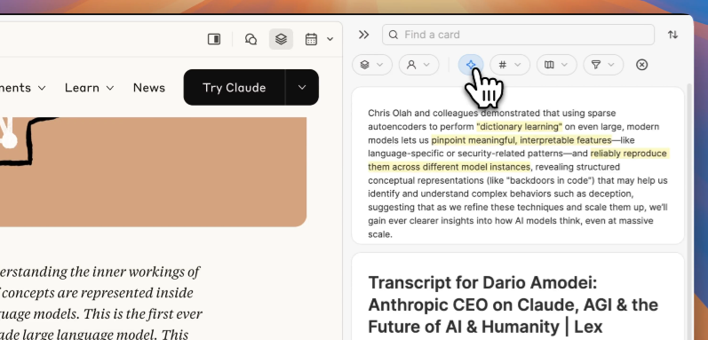 Visual note-taking app Heptabase has introduced the Web Tab feature ...