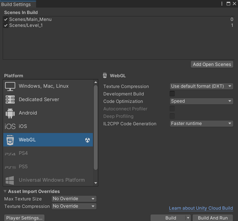 Build and Test Your Game. Okay! Here comes the fun part. If your… | by ...