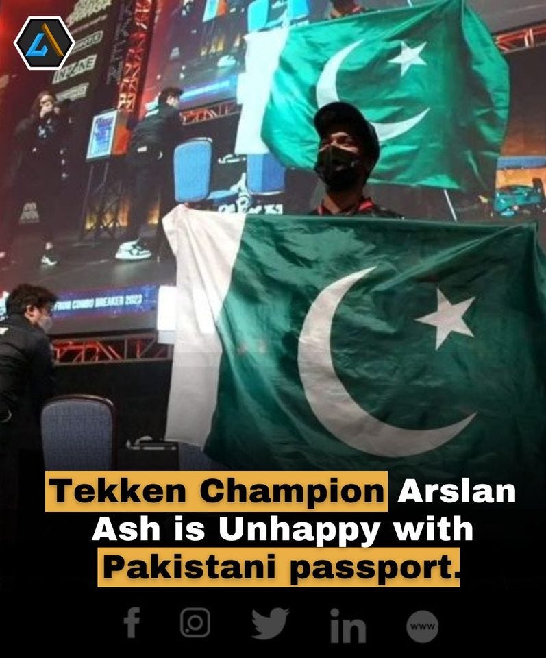 Pakistani Tekken 7 Champion Arslan Ash Frustration with Pakistani ...