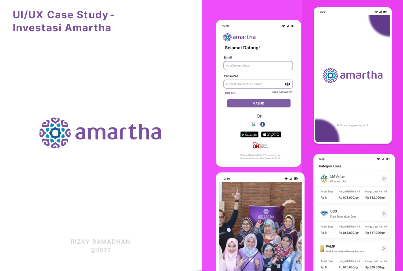 UI/UX Case Study — Investasi Emas Amartha | by Ikyramadhan | Medium