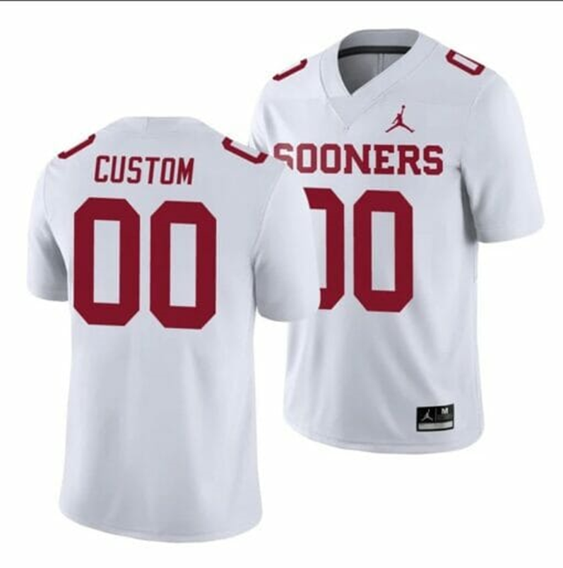 Oklahoma Sooners Custom Jersey White Game Football | by Mayratimes ...