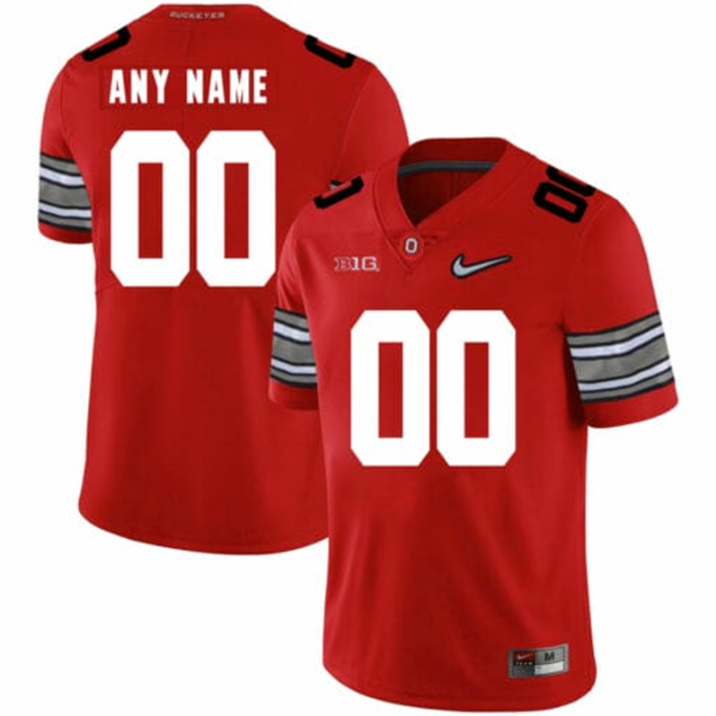 Custom Ohio State Jersey Name and Number Diamond Patch Red | by ...