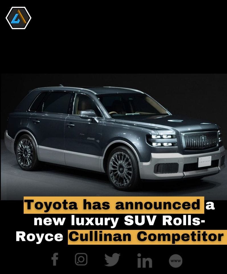 Toyota Century SUV: A New Luxury SUV for Japan | by The MES Times | Medium