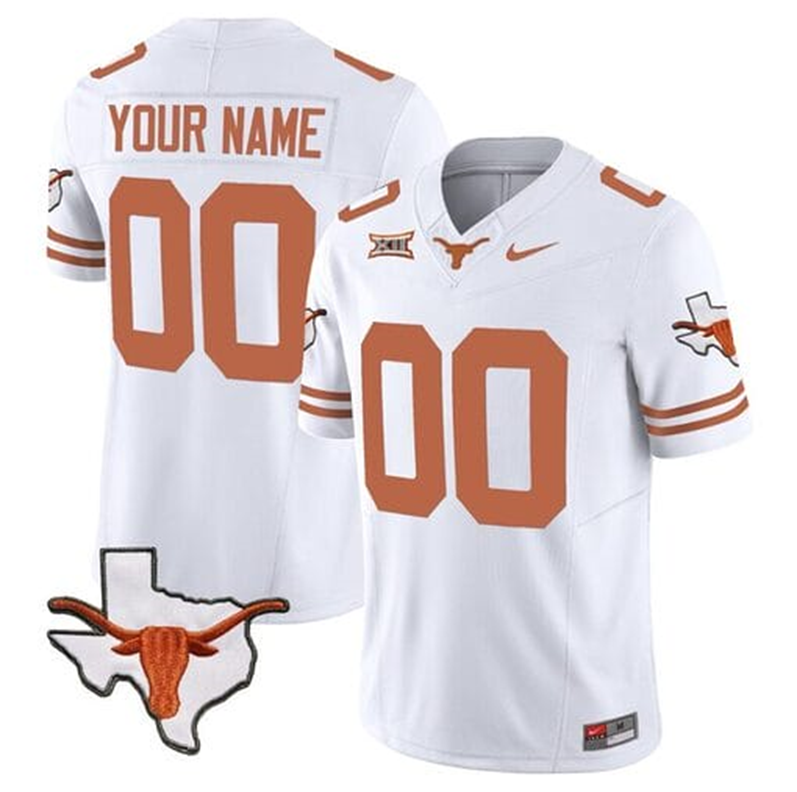 Custom Texas Longhorn Jersey Name and Number Vapor Limited College ...