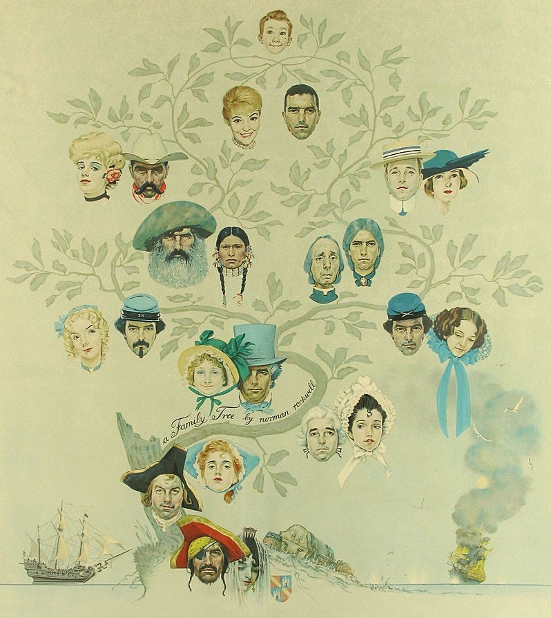 “A Family Tree” by Norman Rockwell | by Sofi | Medium