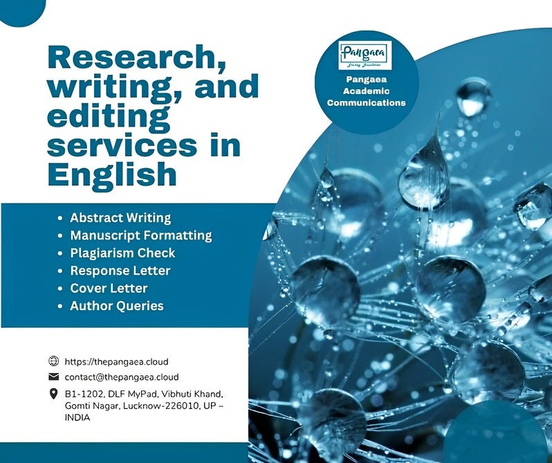 Research, writing, and editing services in English at Pangaea | by ...