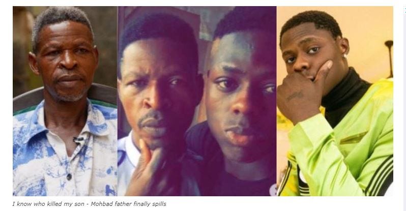 Mohbad’s father reveals he knows who killed his son. - Naijaeyesblog ...