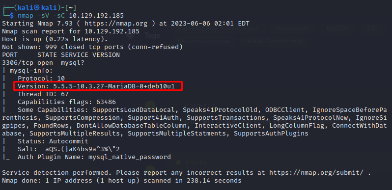Hack The Box — Sequel Solution. Task 1 | by H1N | Medium