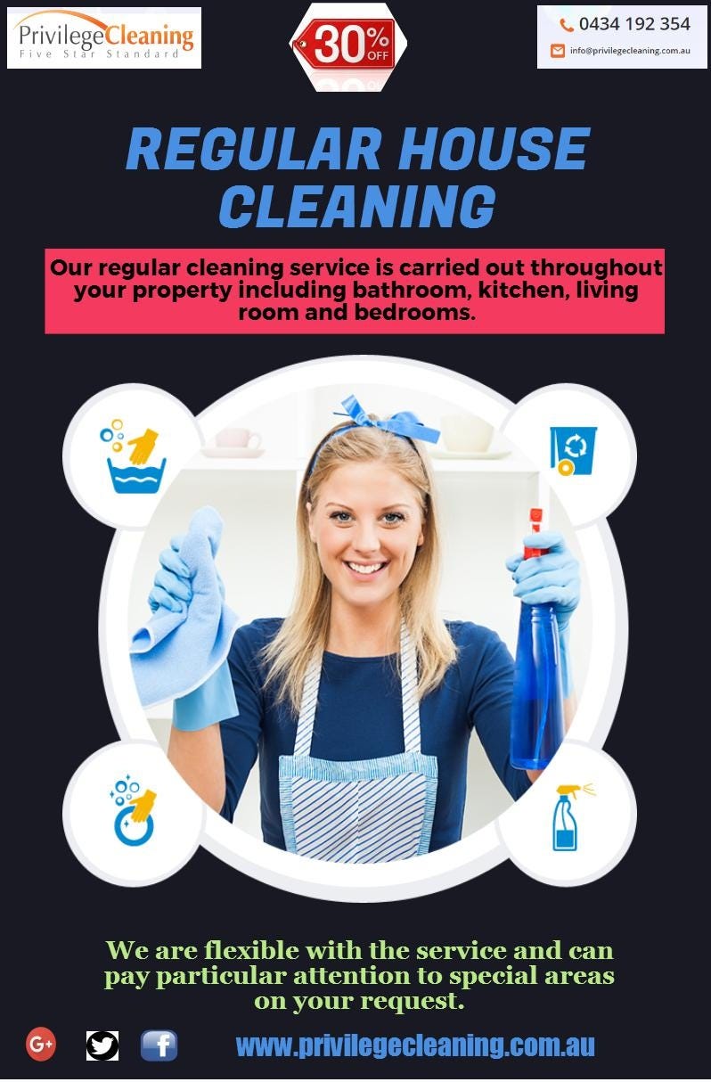 Regular house cleaning. Our regular cleaning service is carried… | by ...