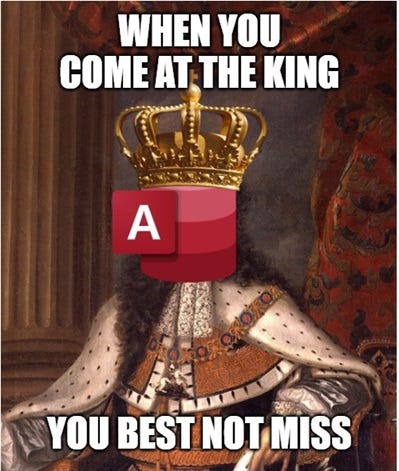 Microsoft Access Memes