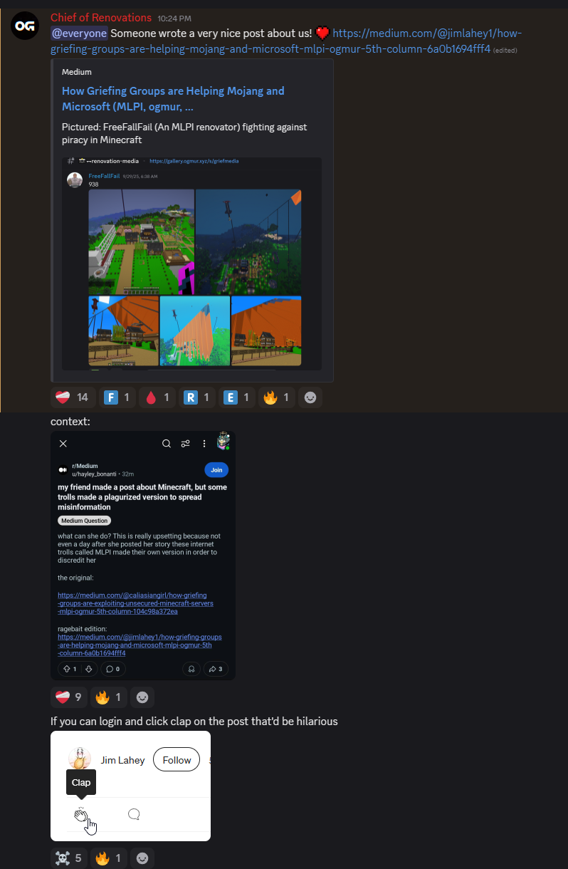 The Pettiness of MLPI (A Minecraft griefing group) | by E | Medium