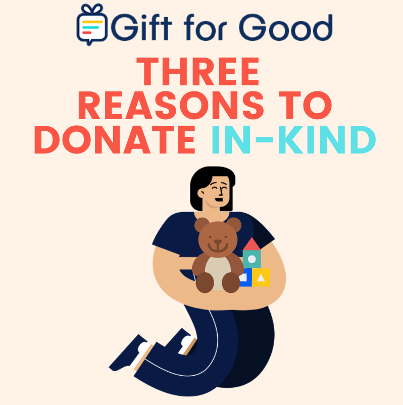 3 Reasons to Donate In-Kind | Gift for Good | Singapore | Gift for Good