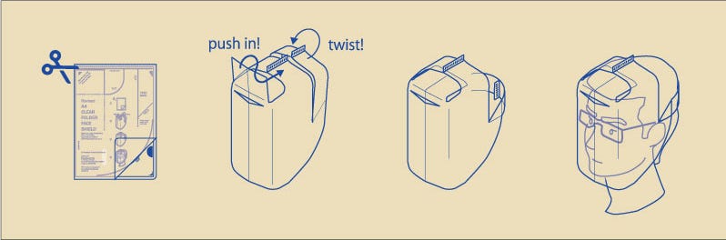 Revising ‘A4 Clear Folder Face Shield’ | by Masayasu Yamamoto | Medium