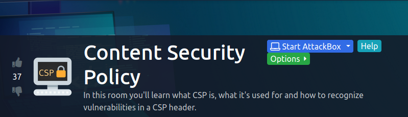 Content Security Policy (CSP) — Tryhackme Writeup | by Sushmita Poudel ...