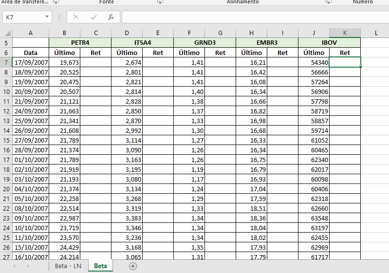Como calcular o Beta de uma ação? | by Natalia B. Moura | Medium