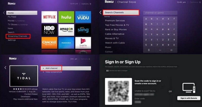 How to Play Tidal Music on Roku?. Tidal, a renowned music streaming ...