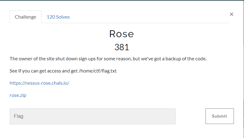 Tenable CTF 2023 — Rose. Challenge: | by Varsha Chahal | Medium
