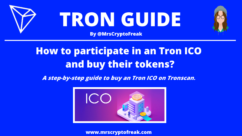 Tron Guide: How to participate in an Tron ICO? | by Yorina Wouters | Medium