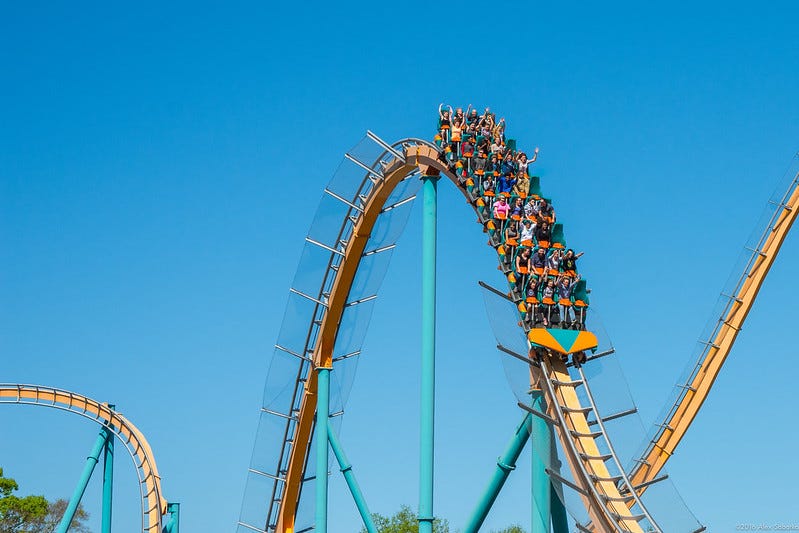 The Roller coaster — Why I read slow | by Andre Brown | Medium