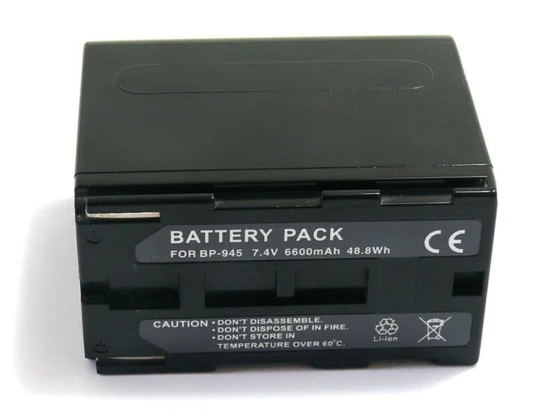 Batteria Li-ion 6600mAh/48.8WH BP-945 per CANON ES Series ES-50 ES-55 ...
