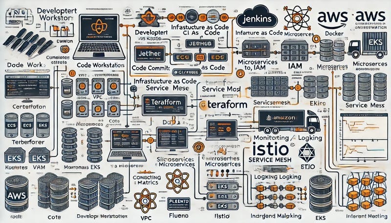 AWS DevOps Project: Advanced Automated CI/CD Pipeline with Infrastructure as Code, Microservices ...