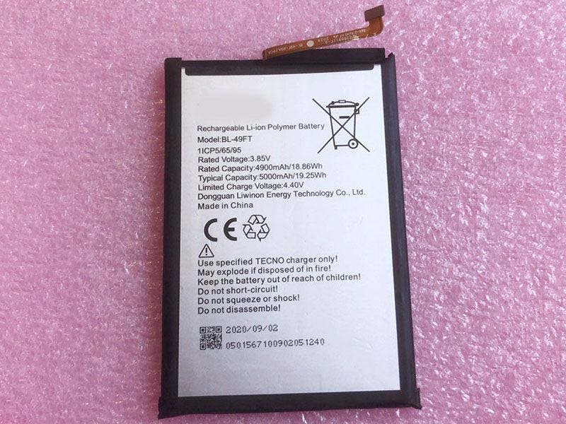 Extra Longer Capacity Replacement Smartphone Batteries for TECNO BL ...
