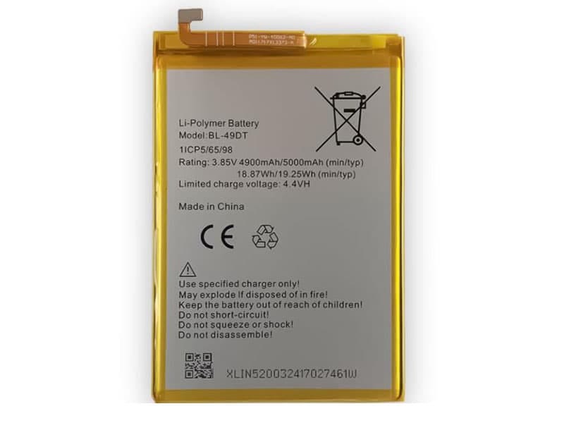 TECNO 5000mAh/19.25WH 3.85V Bl-49dt replacement Battery | by ...