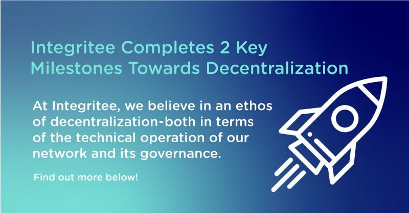 Integriteeが分権に向けた2つの重要なマイルストーンを完了 - Integritee Japan - Medium