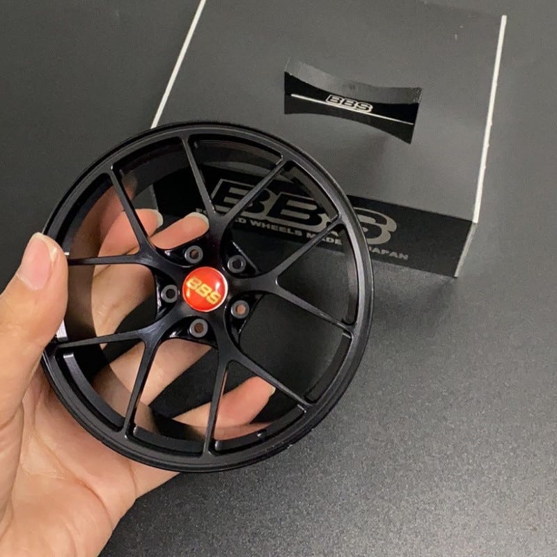 Hot Deals! New 1/5 Car Model BBS Metal Forged Wheel Model Creative ...